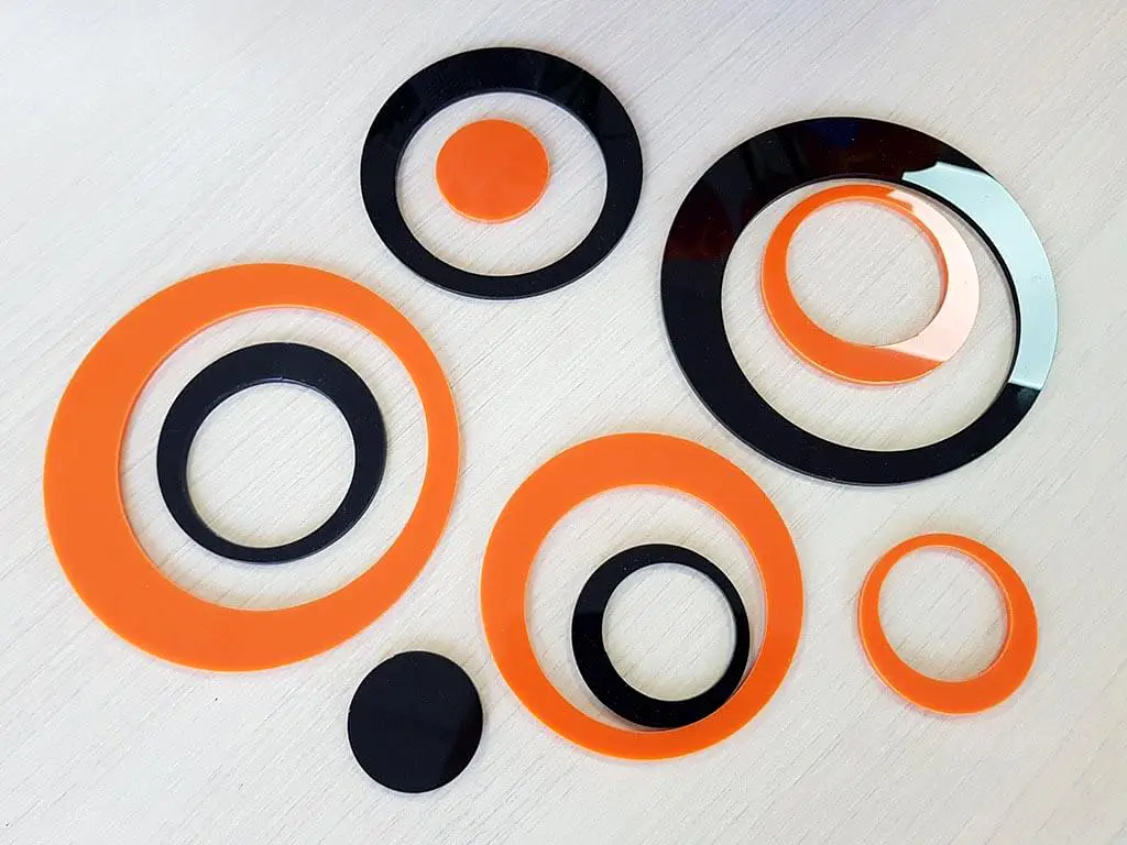 Decoraţiune perete cercuri colorate Porto | Decoratiuni Folina