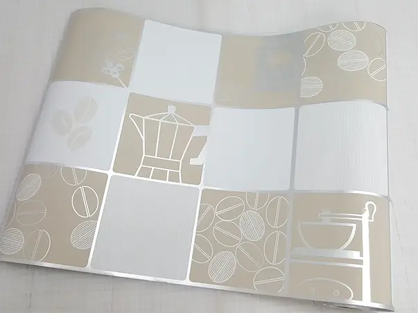 Autocolant de perete, Little cafe, din aluminiu, produs de Magic Fix.