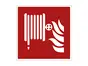 Sticker semnalizare Hidrant cu furtun 15x15 cm