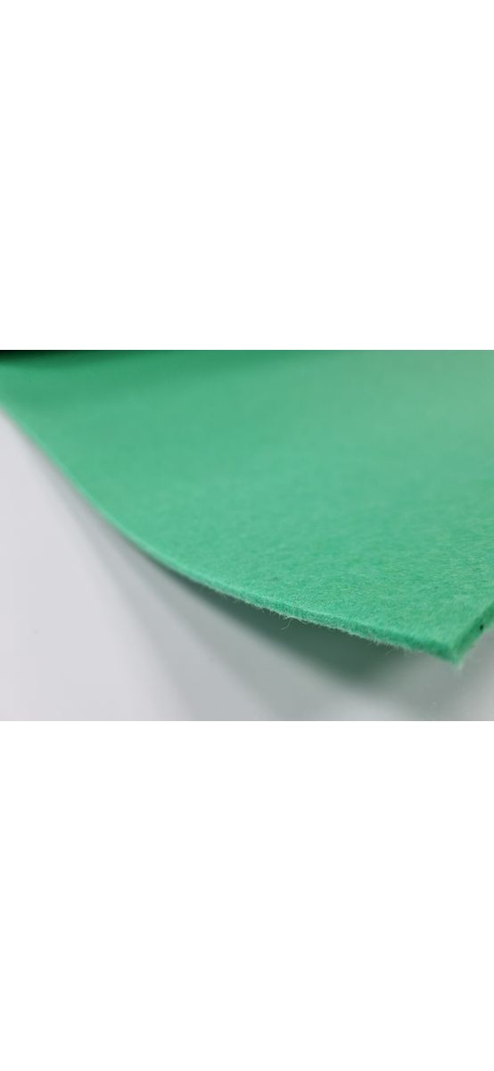 Fetru la metru, pâslă verde mentă, cu grosime de 3 mm, 100 cm lățime